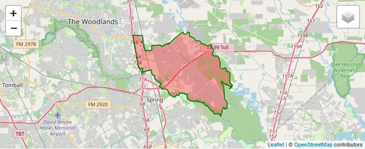Zip Code Spring Tx